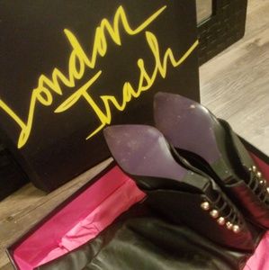 London Trash | Shoes | Black Boots Calf | Poshmark